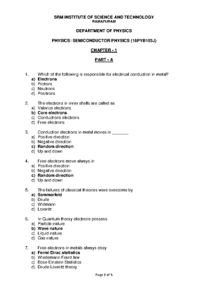 1 - CT 3 QUESTION PAPER - SRM Institute of Science and Technology ...