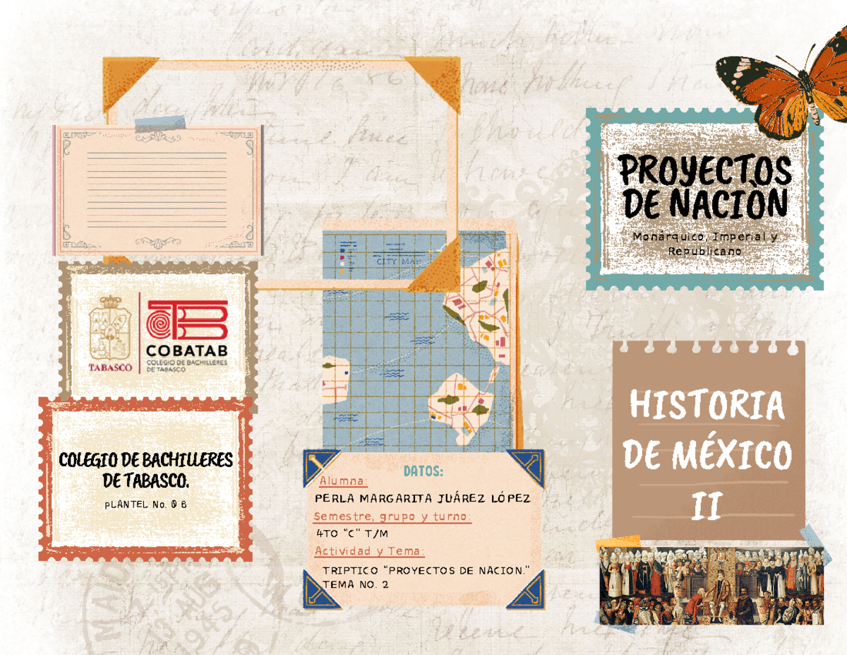 Triptico - Historia universal - Monárquico, Imperial y Republicano ...