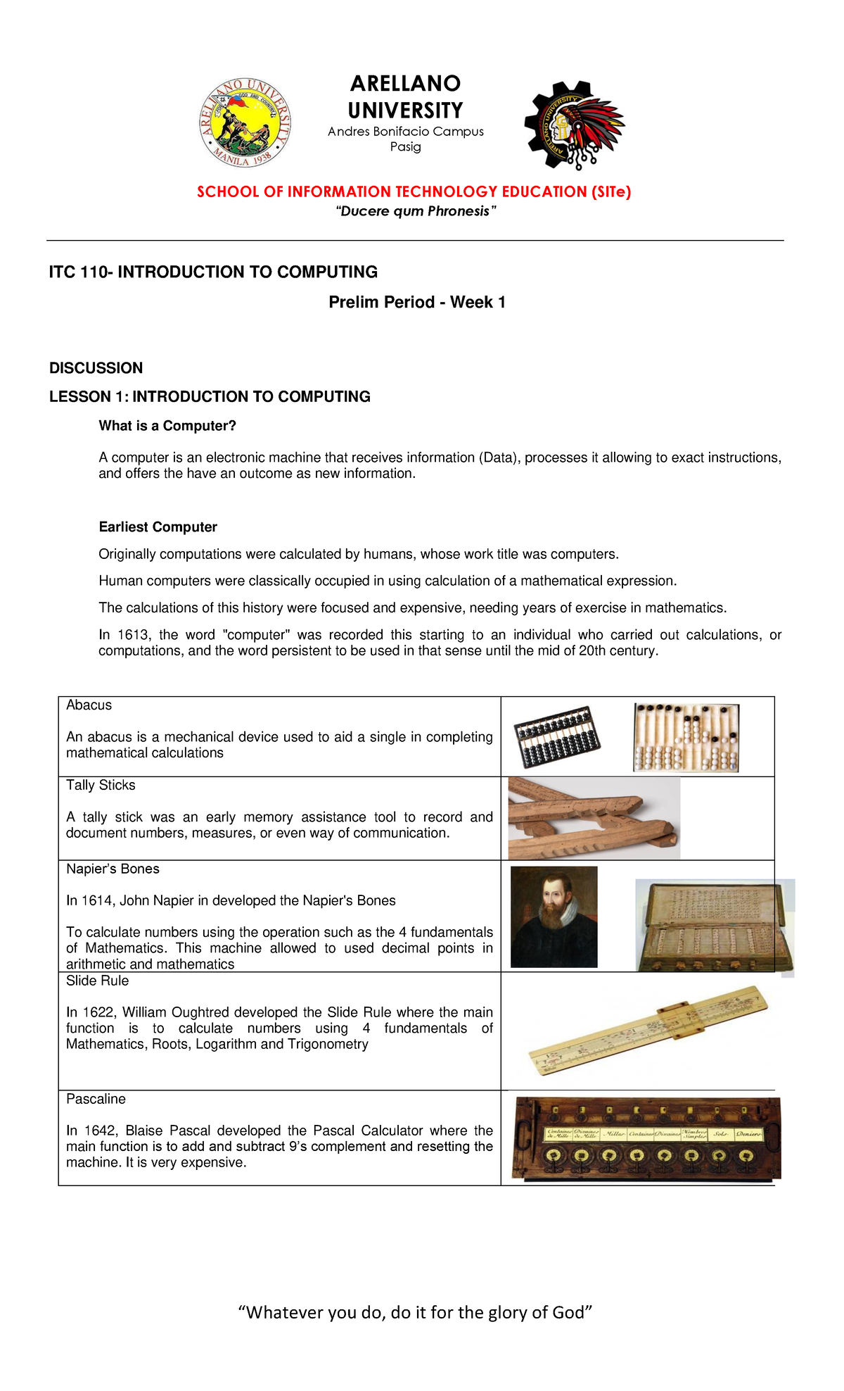 Lesson-1- Module - FOR PRESENTATION - UNIVERSITY Andres Bonifacio ...