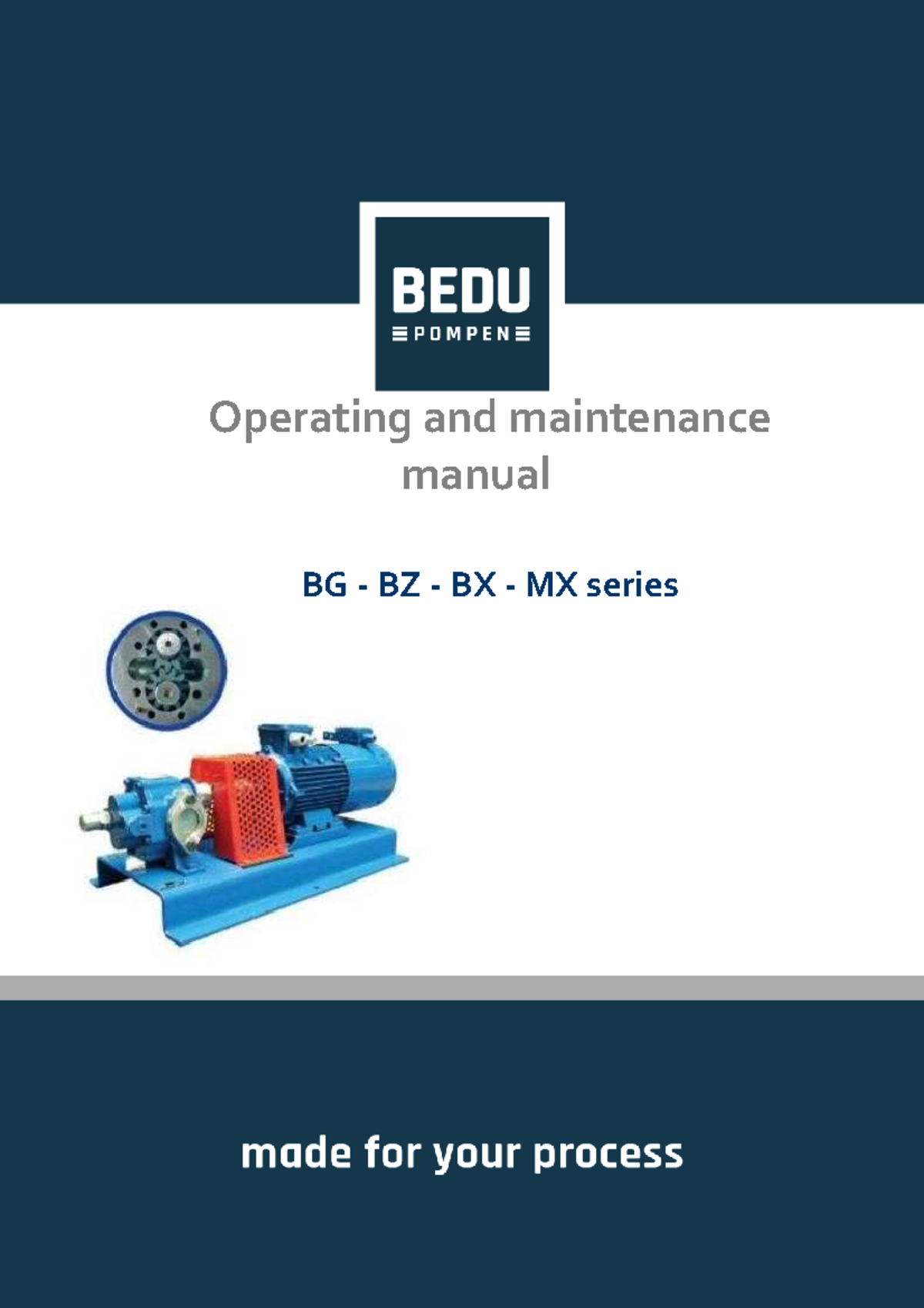 2017 08 Bedu BG BZ BX MX manual en CE - Operating and maintenance ...