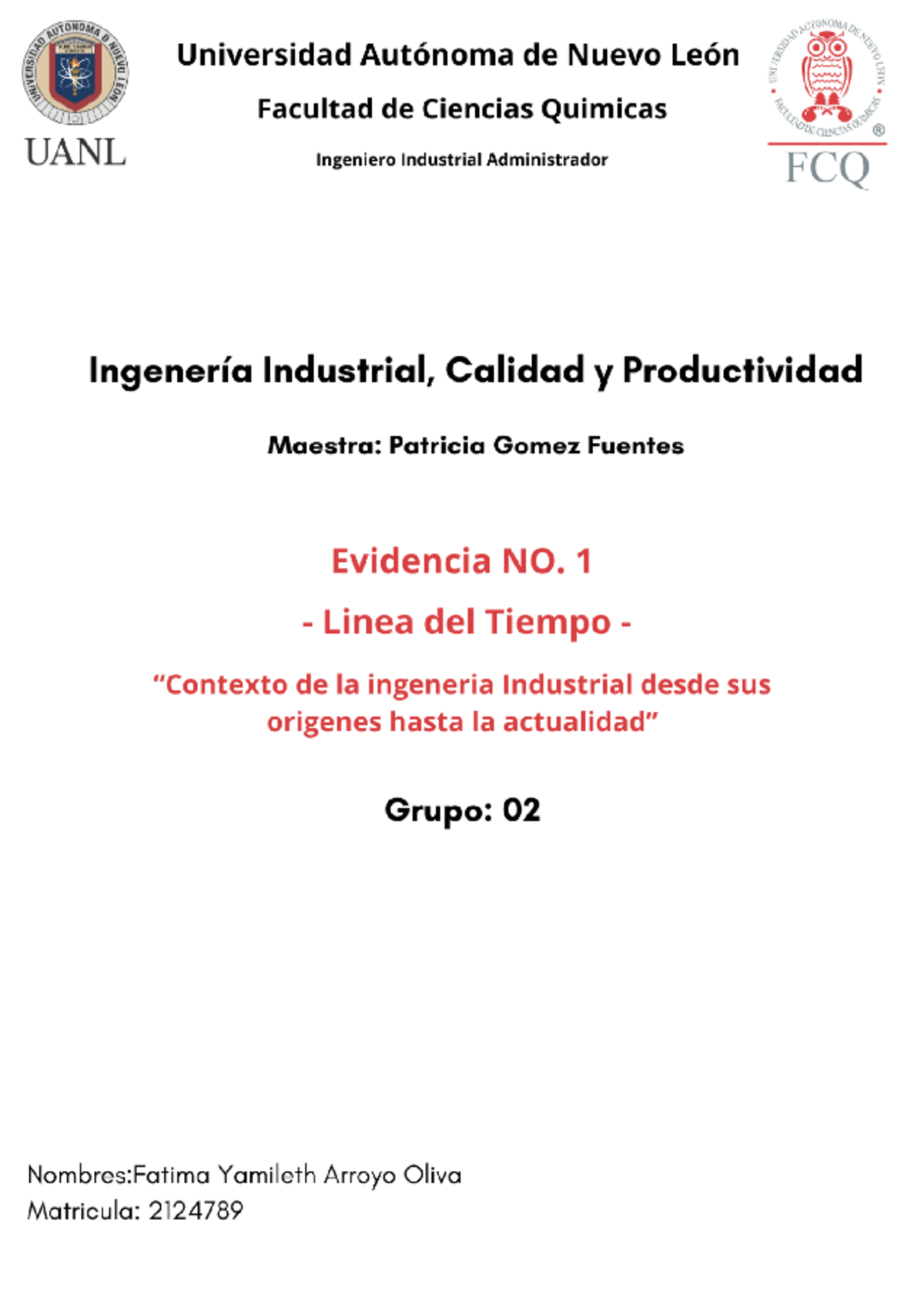 IIA FCQ UANL Linea DEL Tiempo - dibujo para ingenieria - Studocu