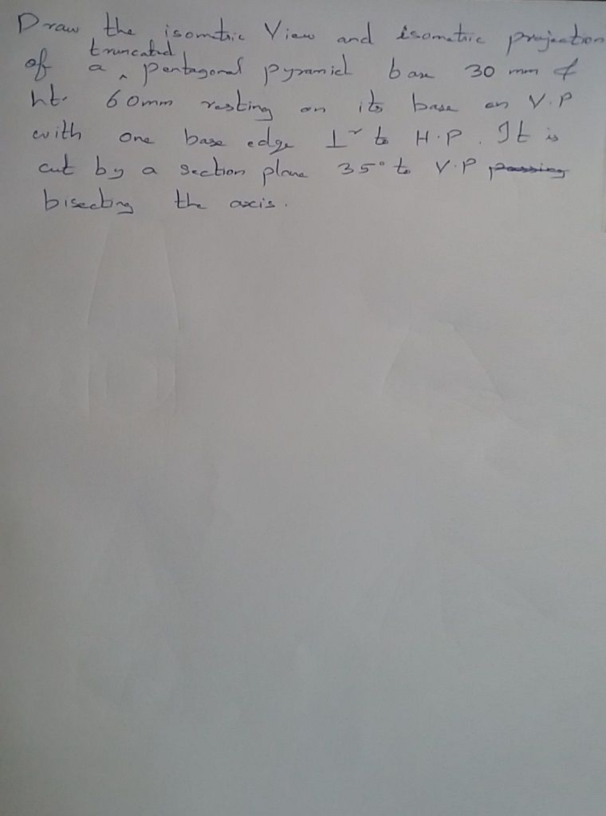 EG ISO 4 - Engineering graphics practical questions - Engineering ...