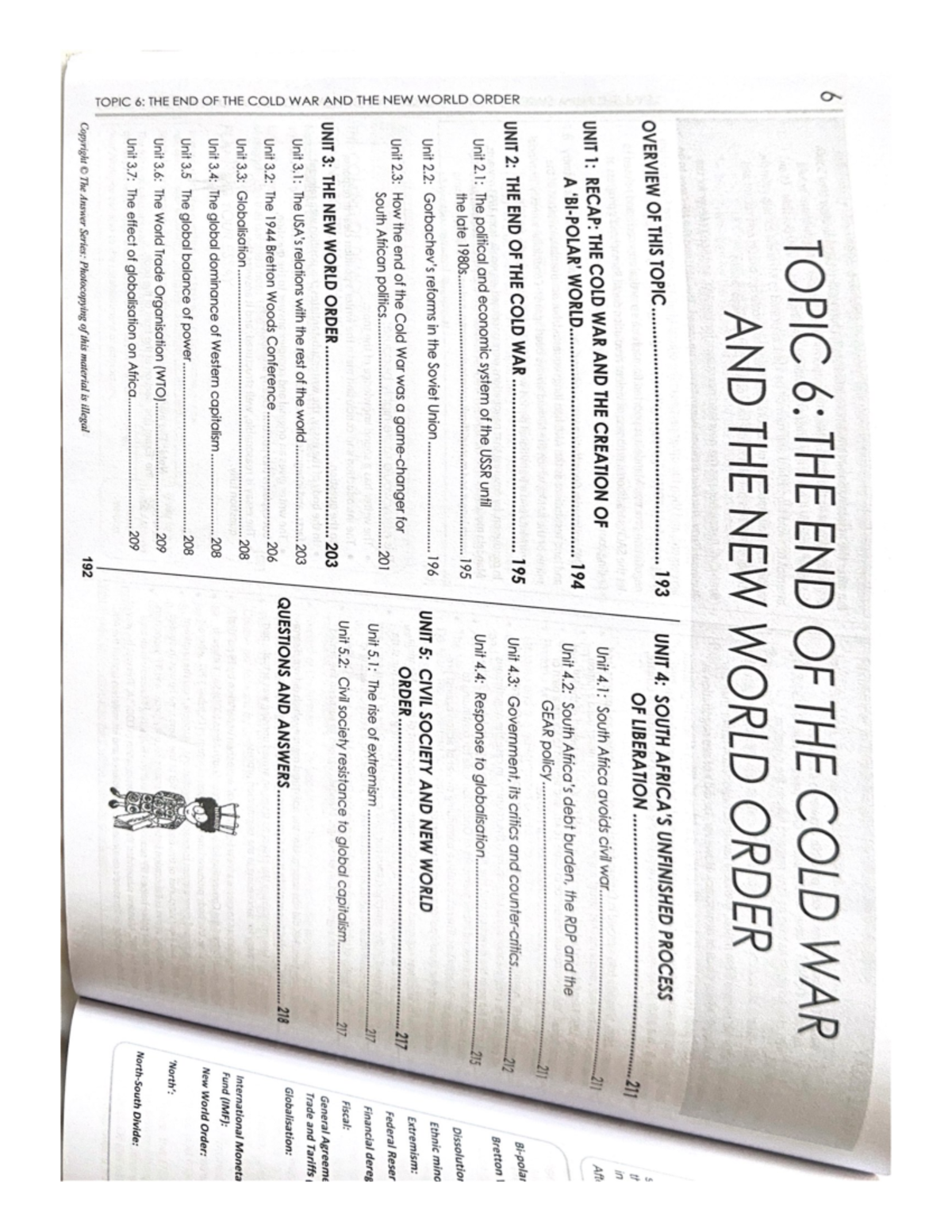 Topic 6 THE END OF THE COLD WAR - 6 TOPIC 6: THE END OF THE COLD WAR ...