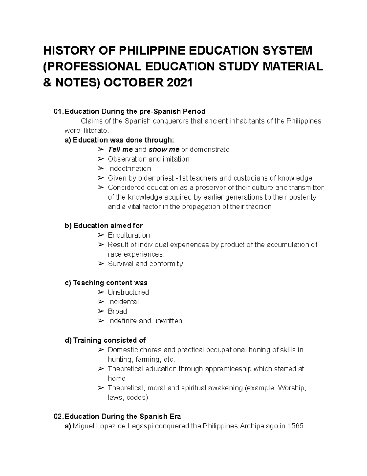 History OF Philippine Education System - HISTORY OF PHILIPPINE ...