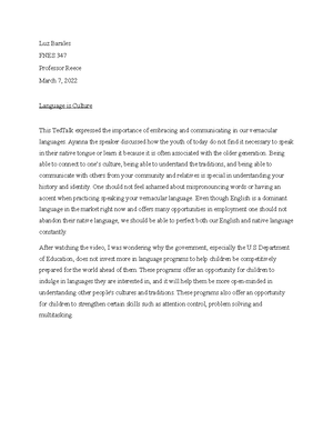 cultural affiliation and background - There is a direct relationship ...