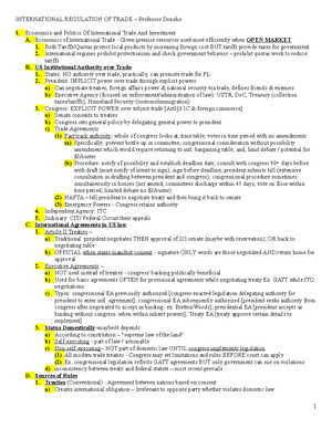 Int business 1 - Summary - Unit 3 – Global economic environment Why is ...