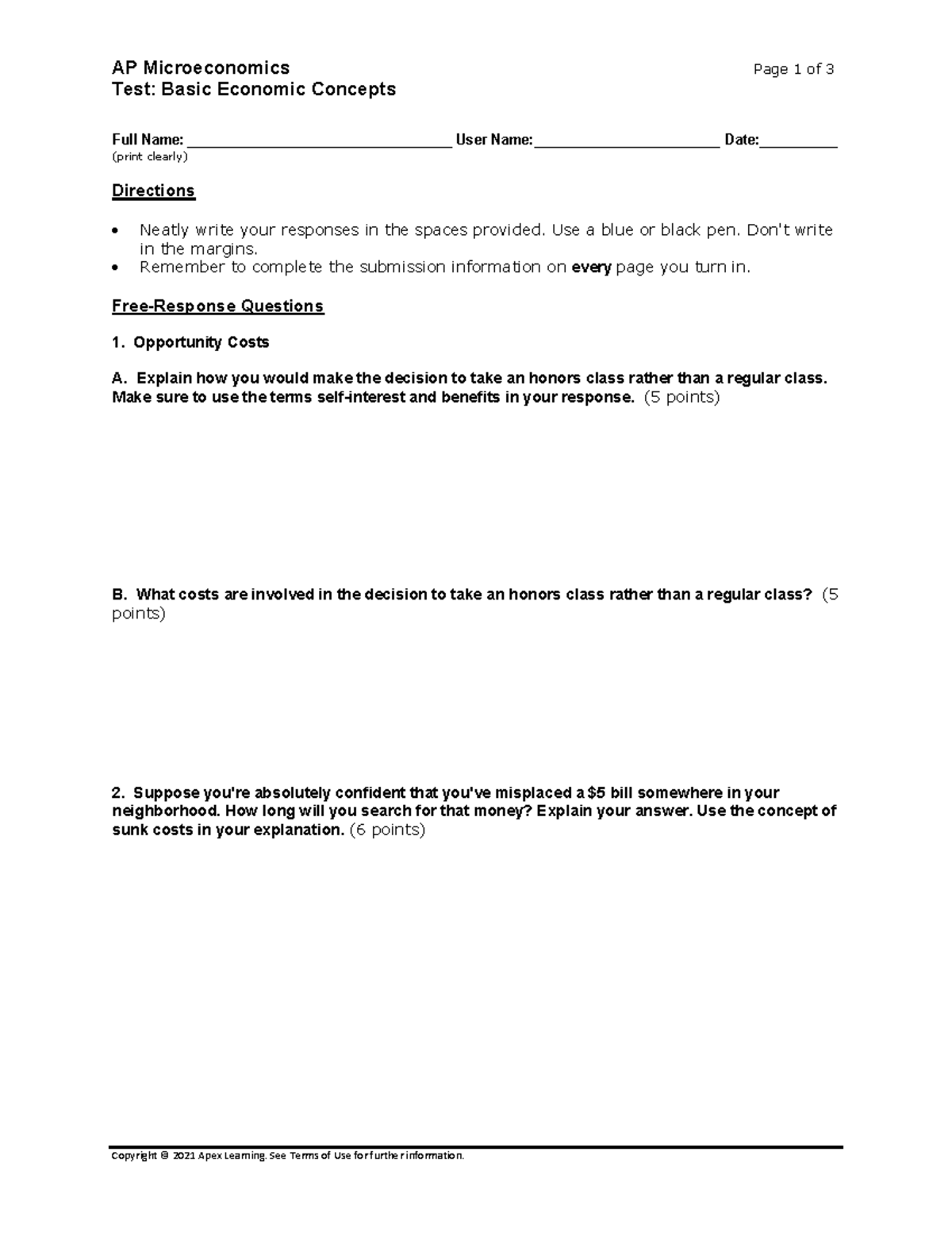 29a74737-ac02-419a-b93b-af41de50c3ca 2 - AP Microeconomics Test: Basic ...