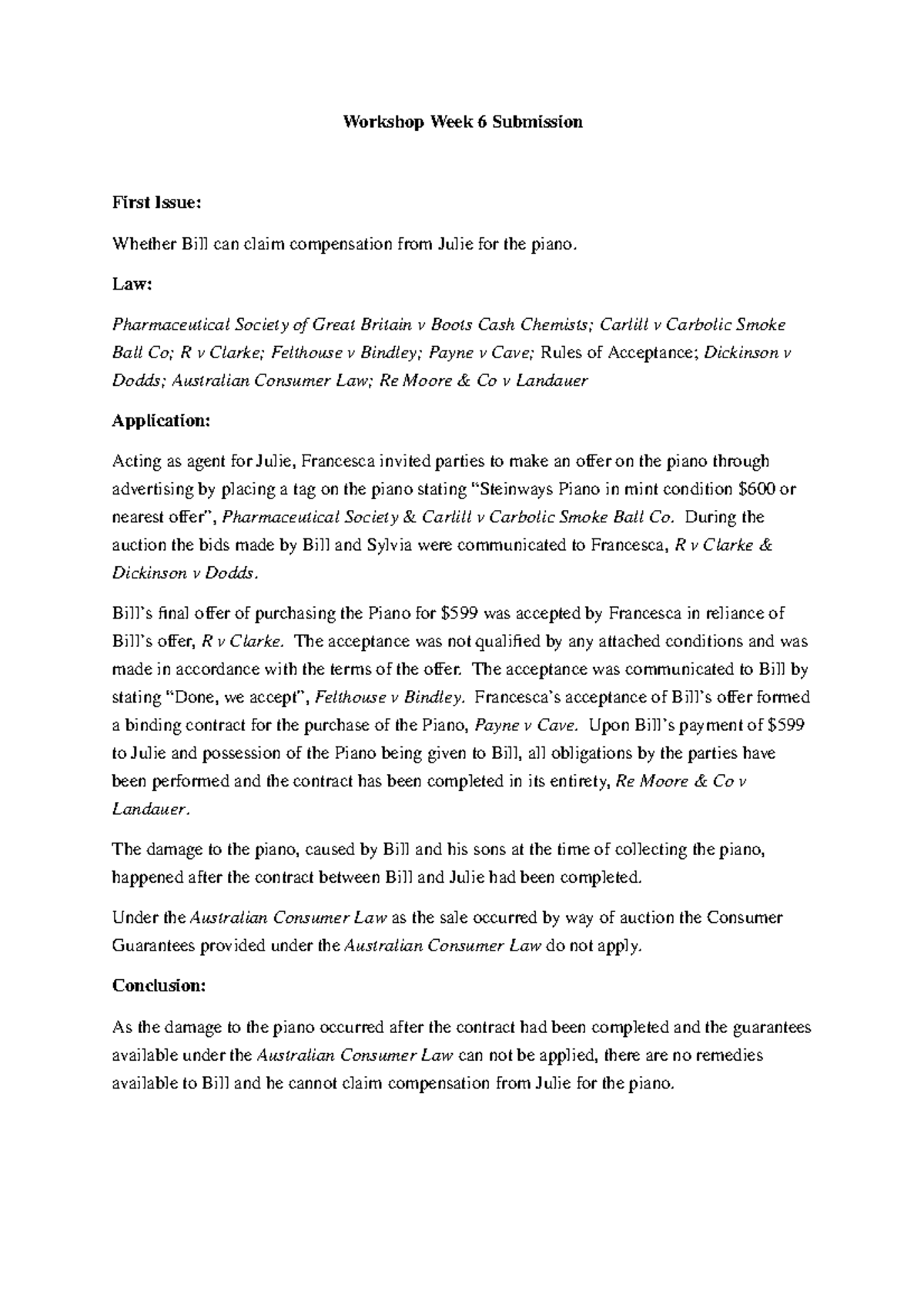 Example ILAC 3 - Finished ILAC - Workshop Week 6 Submission First Issue ...