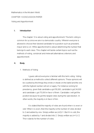 Graph Theory - Mathematics In The Modern World - TIP - Studocu