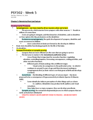 PSY302 Week 1 Notes - Chapter 1: An Introduction to Child Development ...