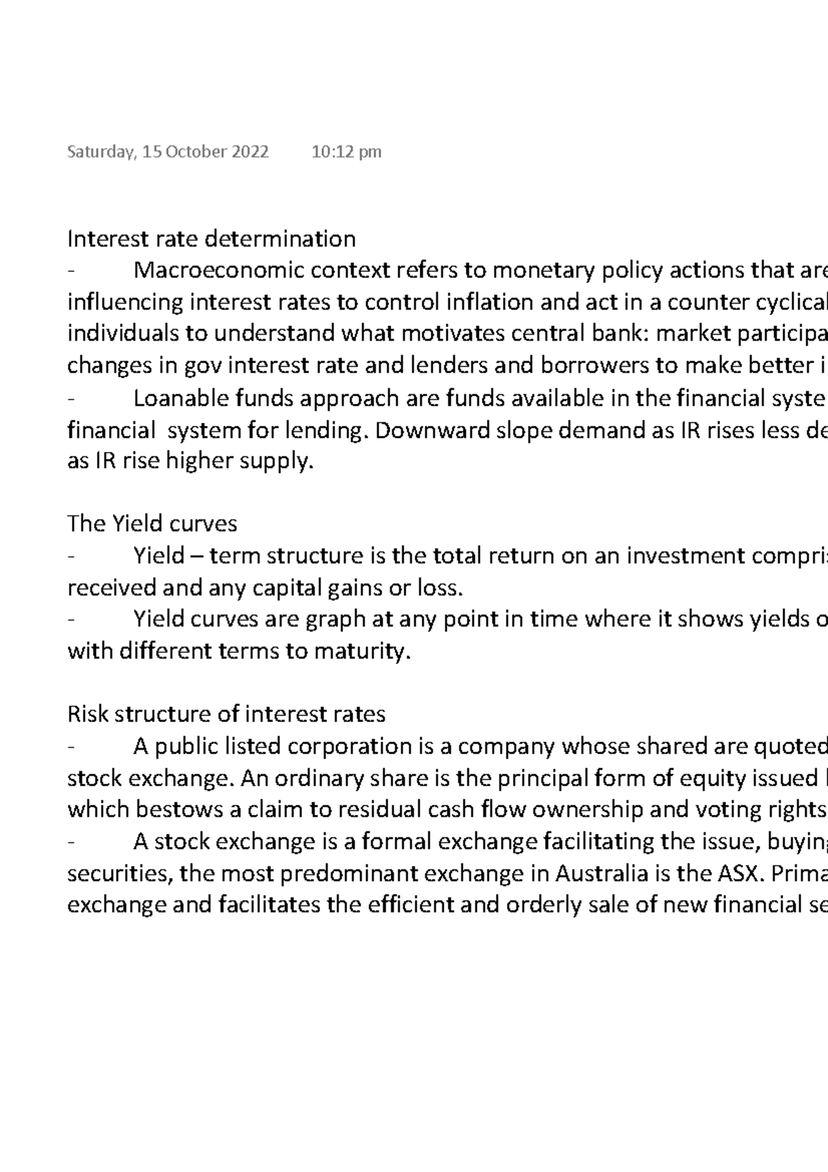 Interest rate determination - Interest rate determination Macroeconomic ...