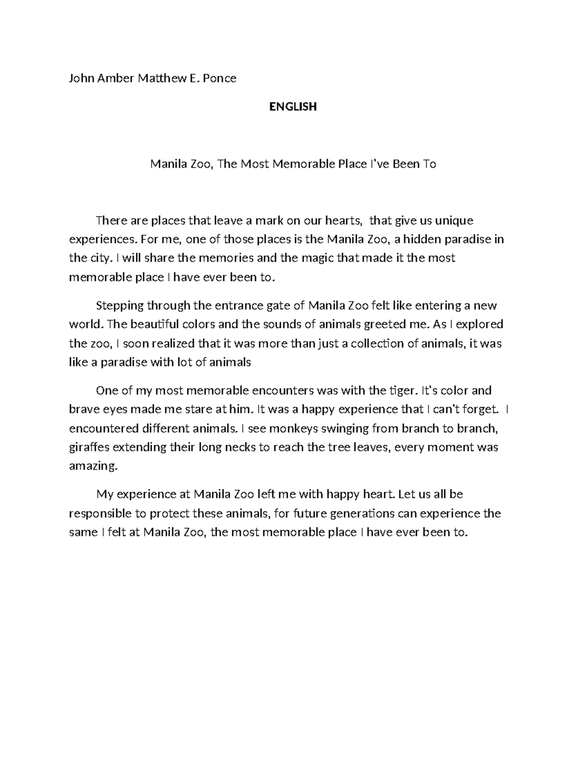 Englisshhhhhh-WPS Office - John Amber Matthew E. Ponce ENGLISH Manila ...