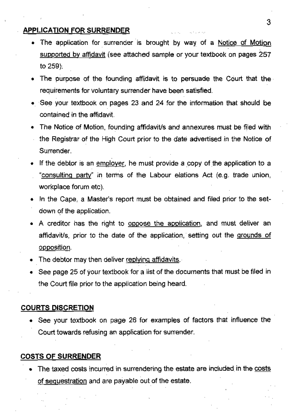 Application FOR Surrender - LPIW302 - Studocu