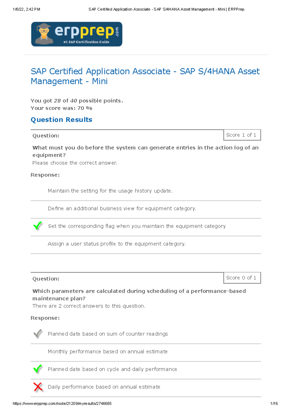 SAP Certified Application Associate - SAP S-4HANA Asset Management ...