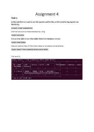 Assignment 5 - Introduction to Information Security - Assignment 5 Task ...