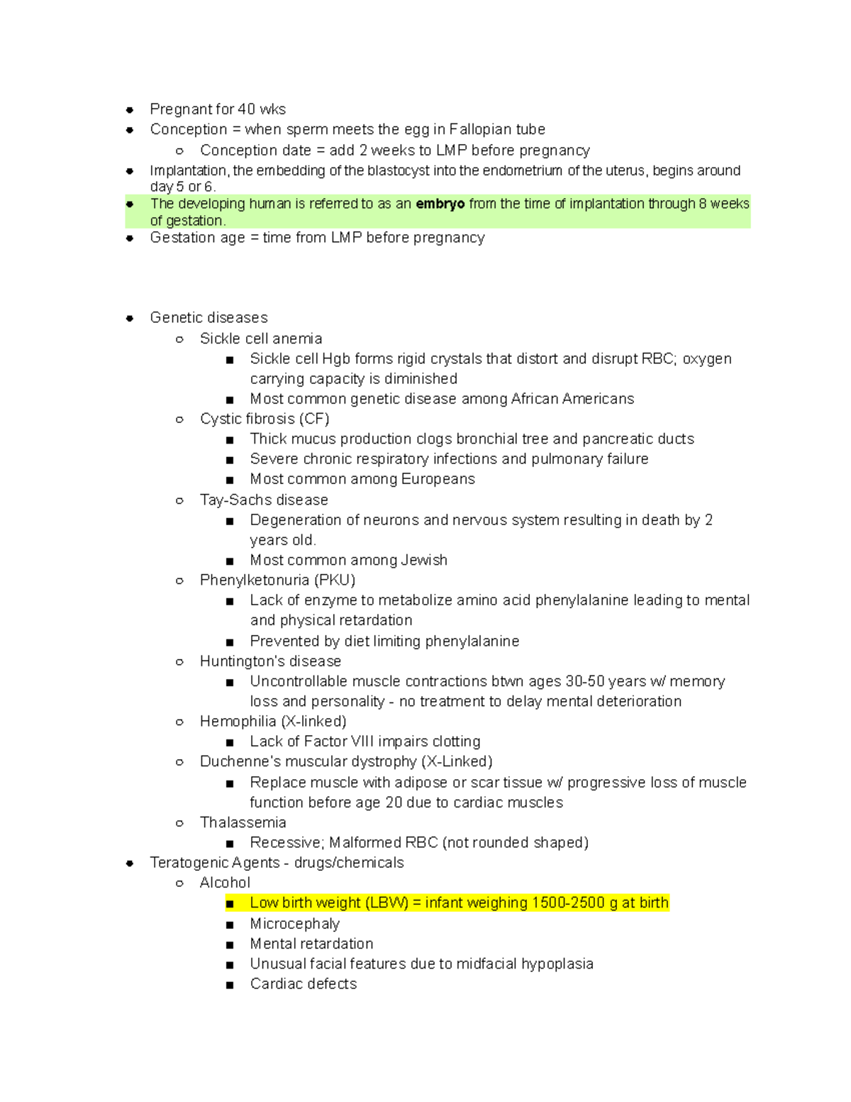 OB Nclex Notes lecture notes lecture notes lecture notes lecture notes ...