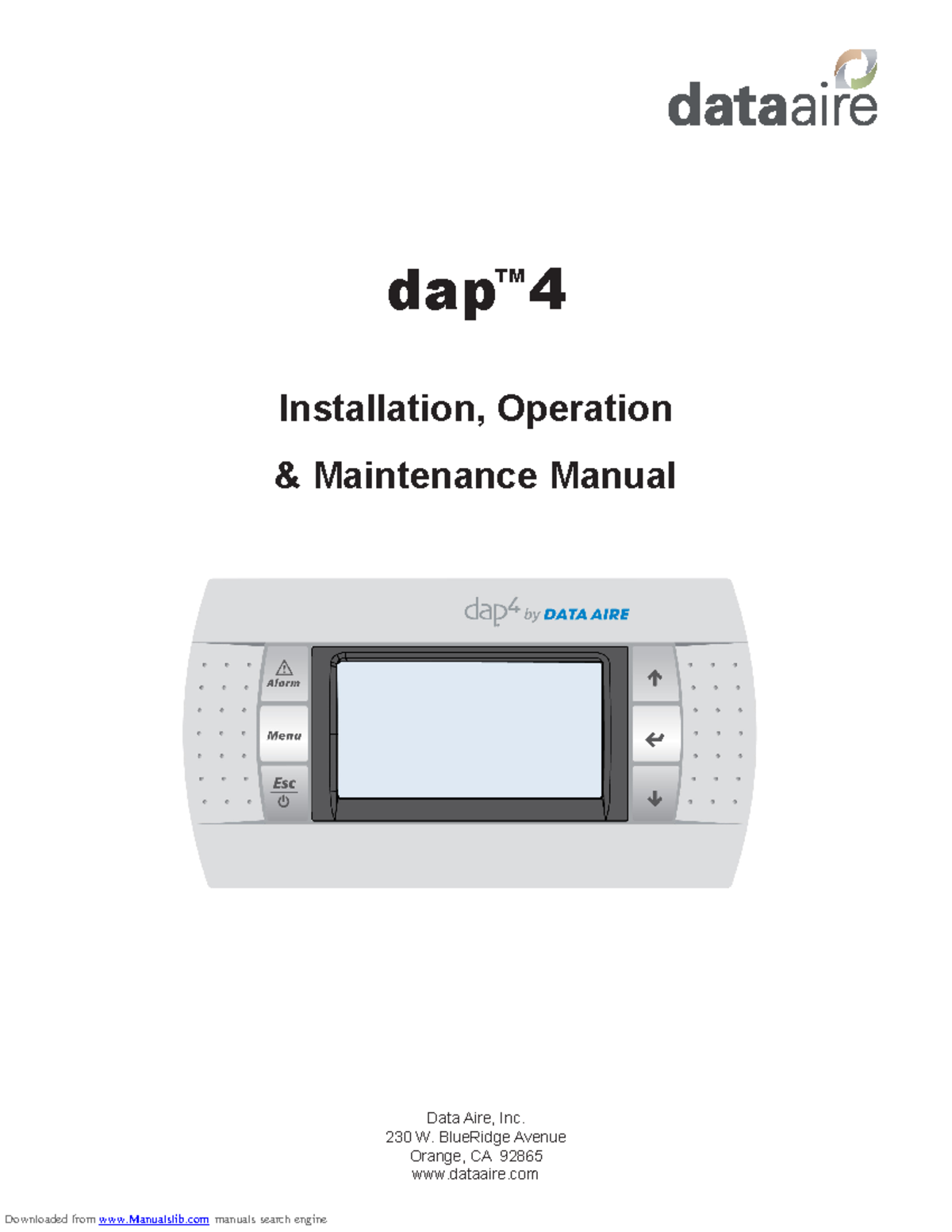Dap 4 - ESPECIFICACIONES DE MANEJO DE PANELS DE CONTROL DE EQUIPOS DE ...
