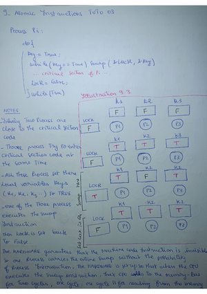 Os summary lecture 1 and 2 - What are Operating Systems? Operating ...