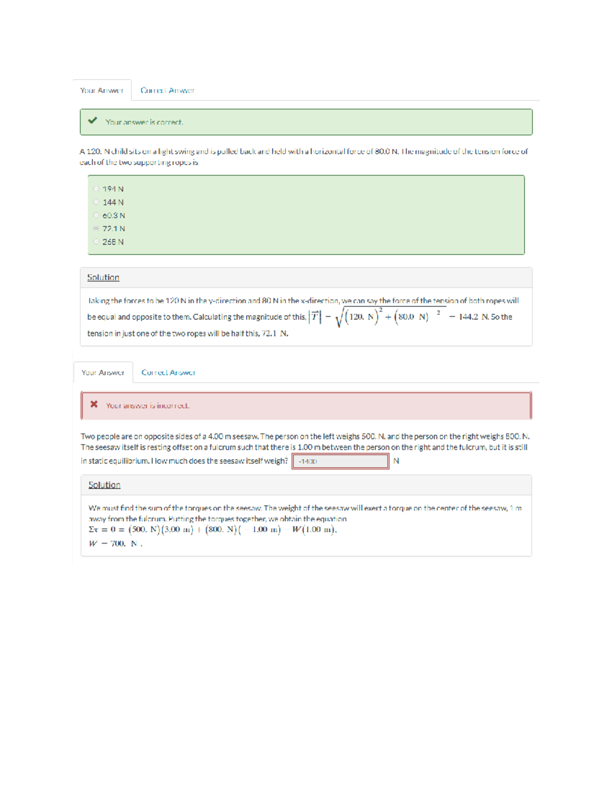 M1 PQ8 Problems and Ans - Fighting!! - Physics for Engineering - Studocu