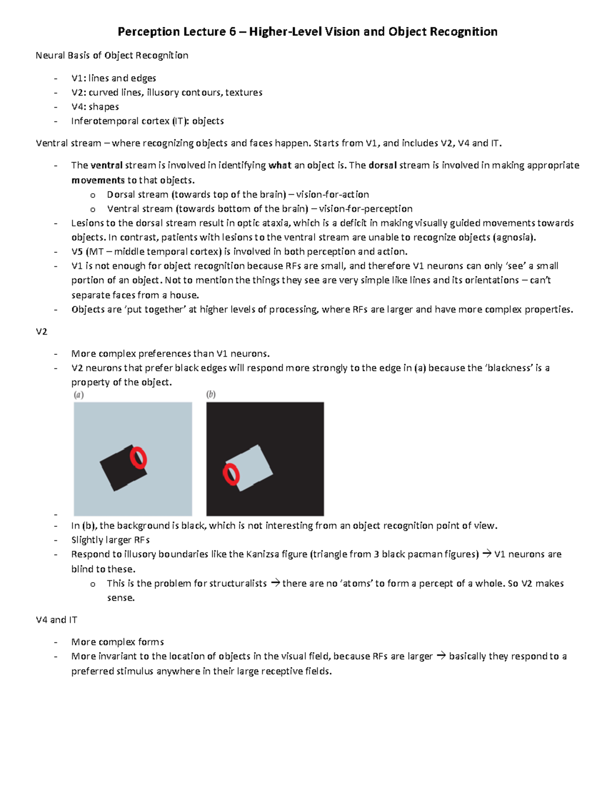 Perception Lecture 6 Object Perception Warning Tt Undefined Function 32 Warning Tt