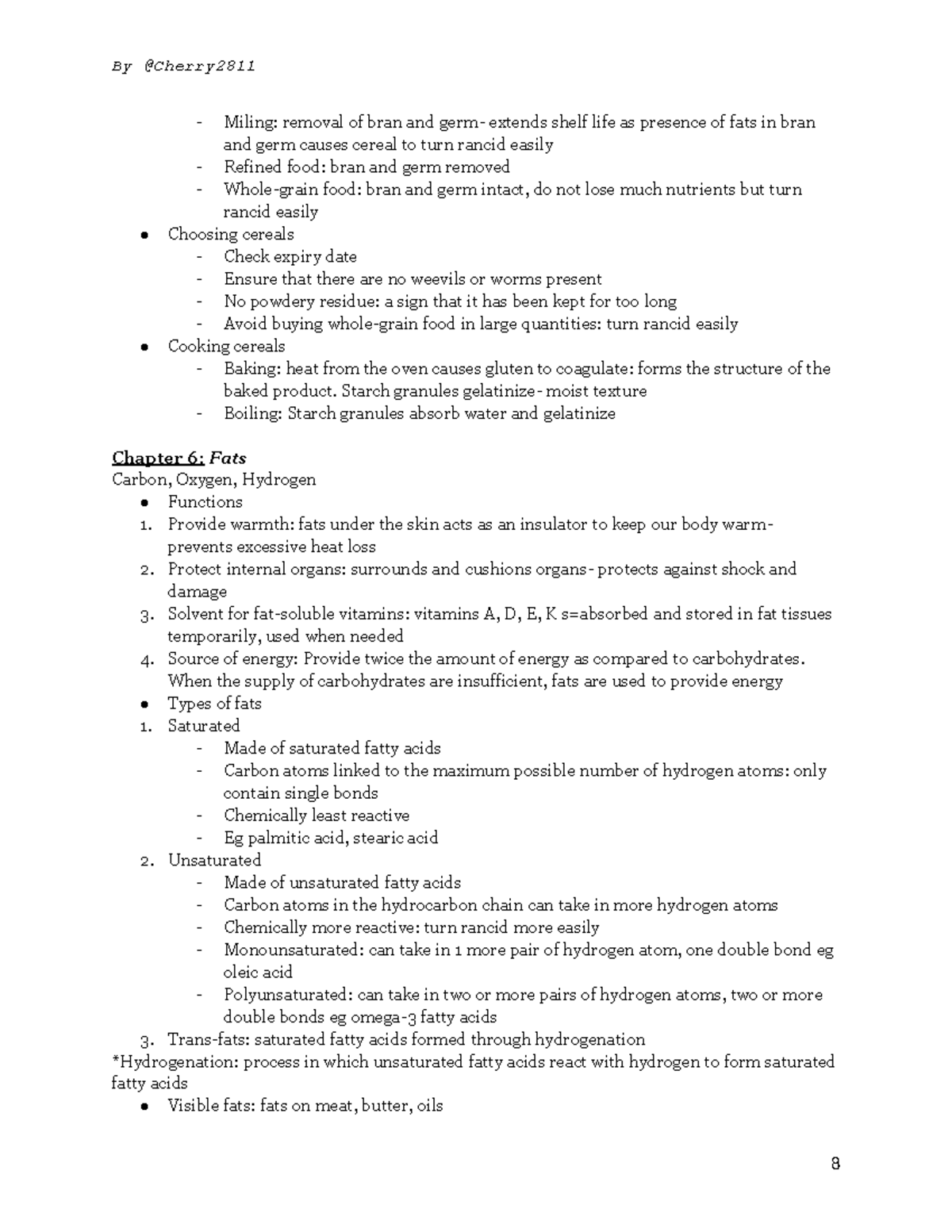 F&N notes 2020 8-8 - Food Science is a multi-disciplinary field ...