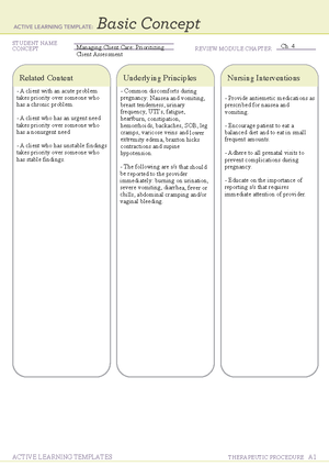 ATI remediation basic concept template 1 - STUDENT NAME AUDREY WONG ...