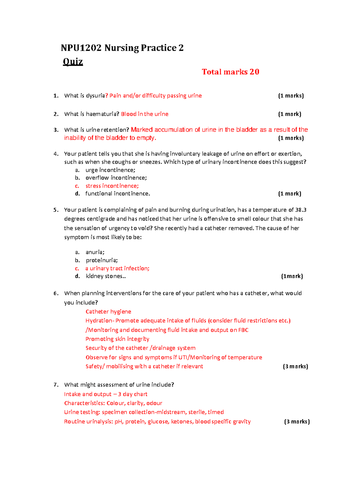 NPU1202 Quiz 3 + answers - Warning: TT: undefined function: 32 Warning ...