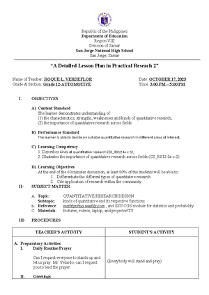 DISS lesson 3 - t tewew v - DISS KEY CONCEPTS IN ANTHROPOLOGY LESSON 3 ...