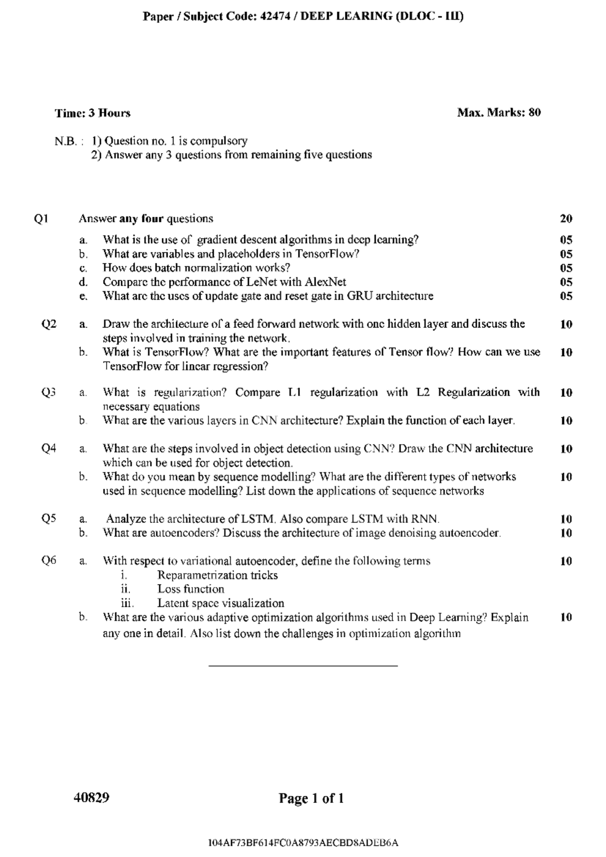 MU DL Dec 23 - MU papers - Paper Subject Code: 42474 DEEP LEARING (DLOC ...