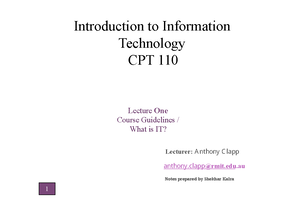 COSC1078 - Intro To IT Assessment Task 2 - Team Project - RMIT University — COSC Introduction to ...