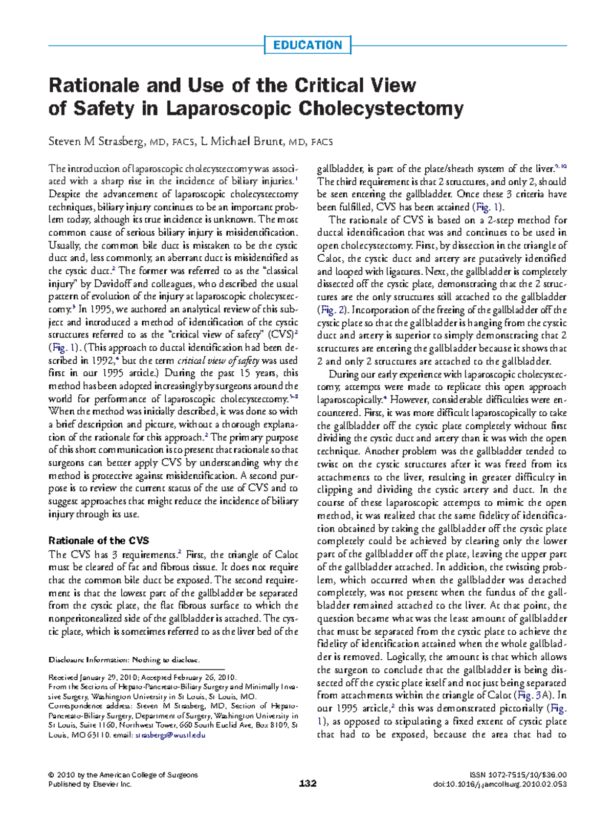 Critical View - Strasberg - EDUCATION Rationale and Use of the Critical ...