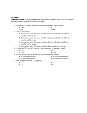 Quarter 2 Module 1-General Chemistry 1 for SHS - NOT General Chemistry ...