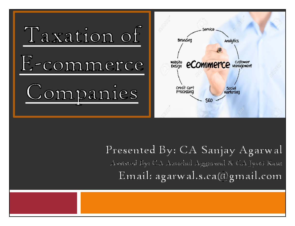 05 08 15 Ecommerce - Notes specific - Taxation of E-commerce Companies ...