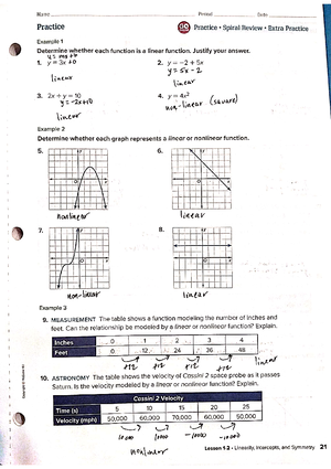 lesson 8.6 worksheet geometry - LESSON 11 NAME Practice A For use with ...