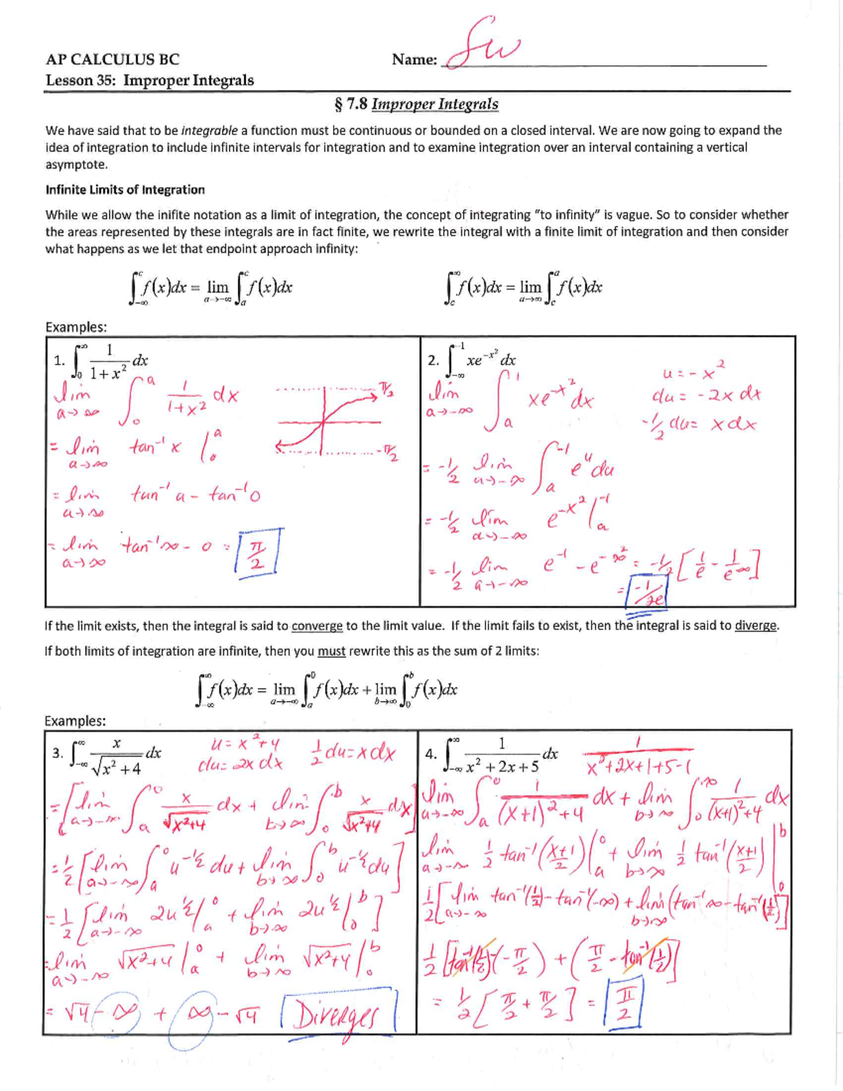 Lesson+35+Improper+Integrals - MATH 315 - Studocu