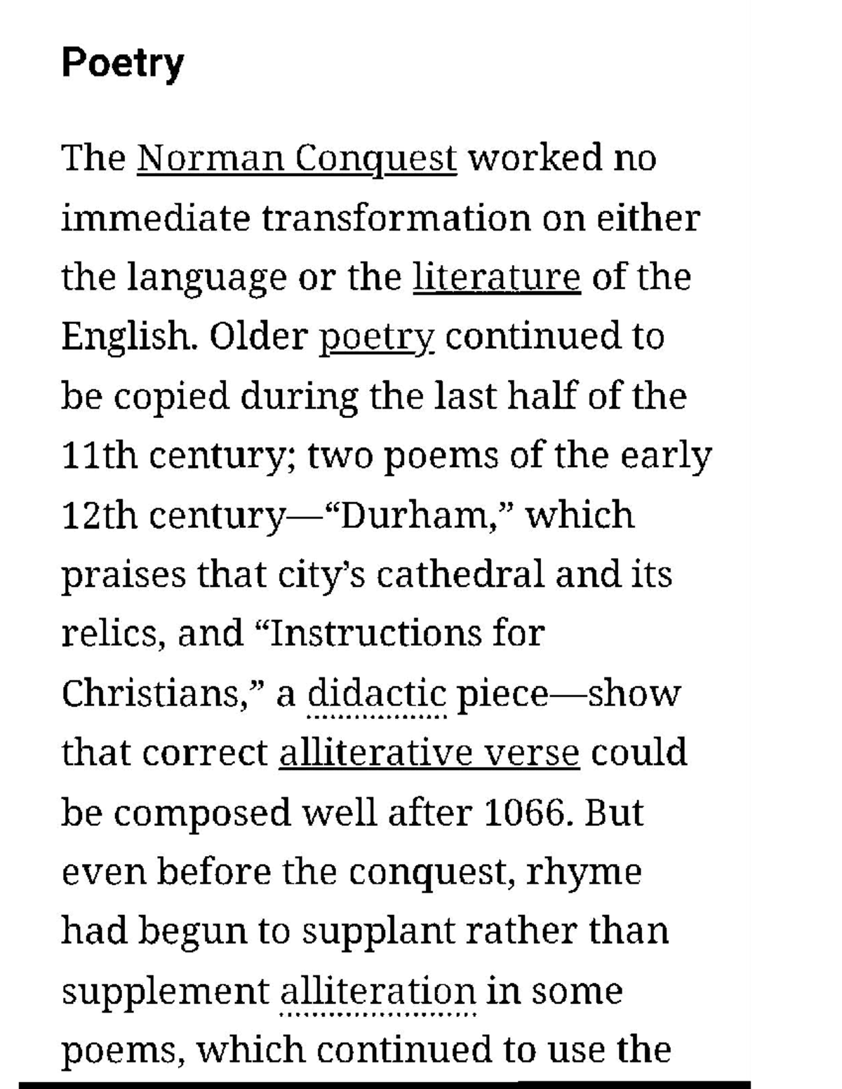 The history of poetry - It is a lecture note - Ba English - Studocu