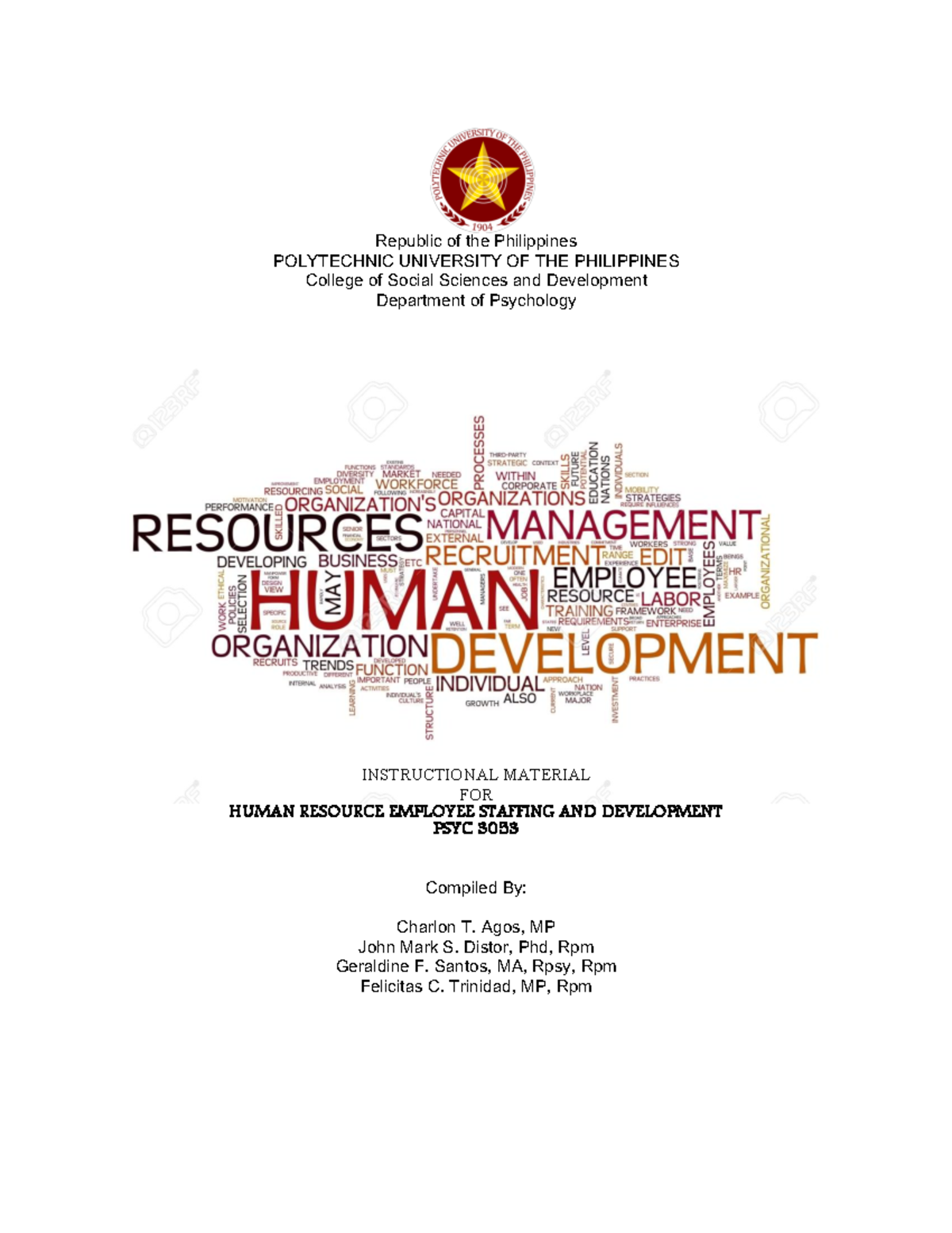 Human Resource Employee Staffing and Development - Republic of the ...