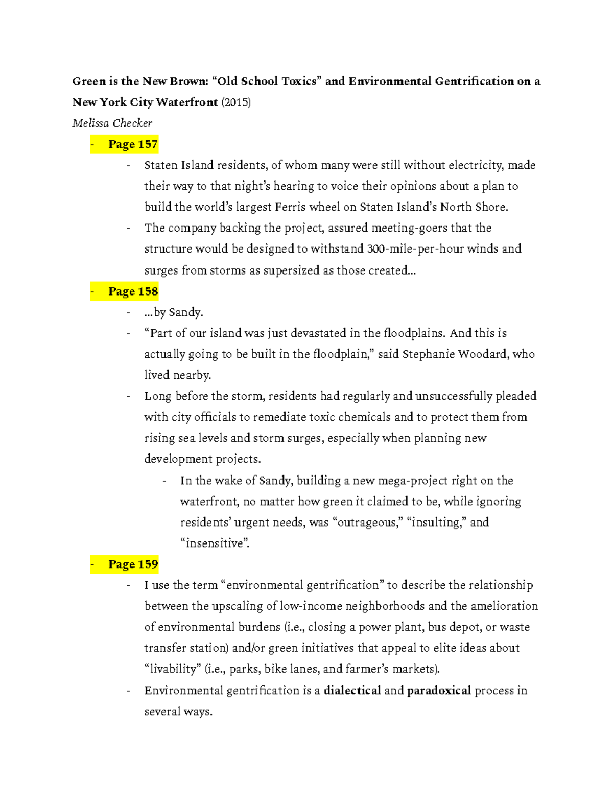 Readings (for 2/11/2020) - Green is the New Brown: “Old School Toxics ...