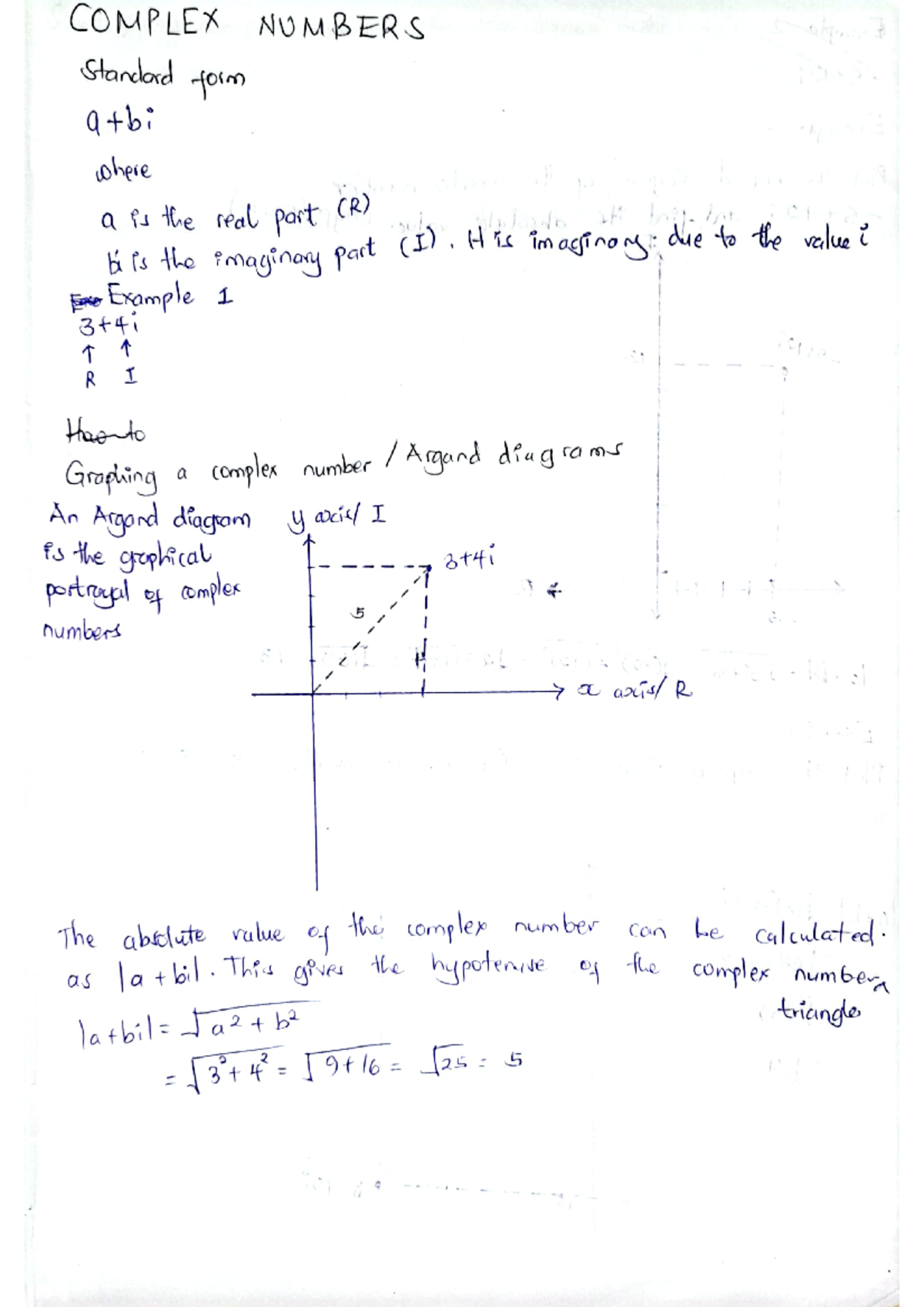 Complex Numbers - it works - Bsc.Civil Engineering - Studocu