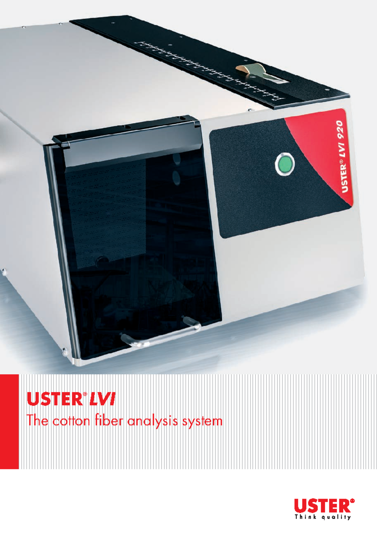 Uster LVI brochure web en 17 - u LVI The cotton fiber analysis system ...