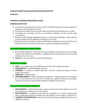 SBA- Reviewer - Review - CHAPTER 9: SECURITY MANAGEMENT ANALYSIS Security management is the ...
