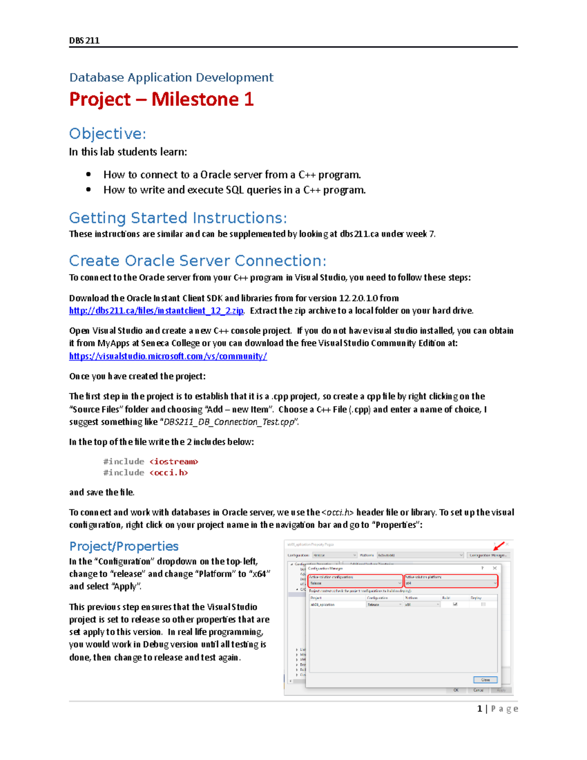 DBS211 Project Milestone 1 - Database Application Development Project ...
