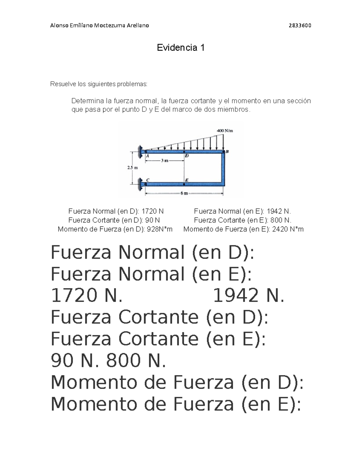 Evidencia 1 Fundamentos - Evidencia 1 Resuelve los siguientes problemas ...