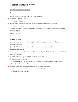 Chapter 1 Reading Notes - Chapter 1 Reading Notes #MSE 2090/Reading ...