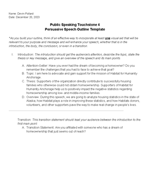 Critical Thinking Touchstone 4 - Critical Thinking – Final Touchstone ...