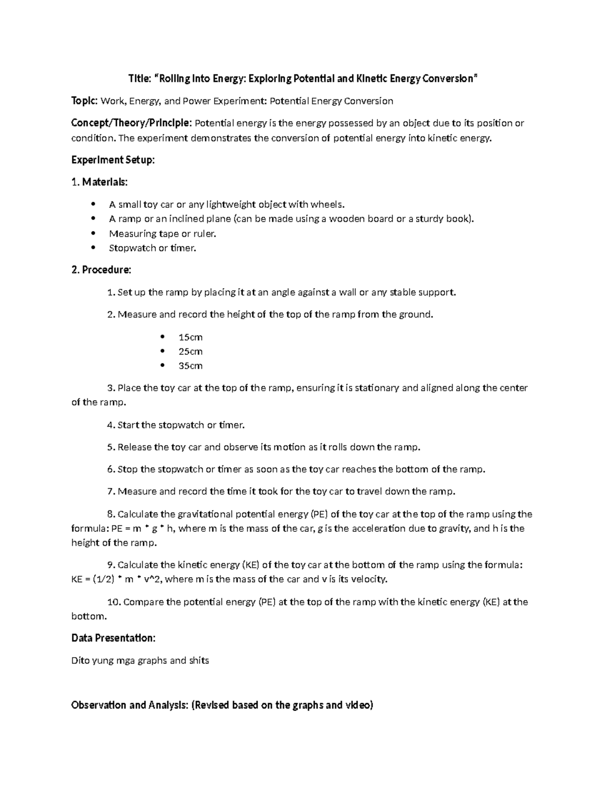 kfgwerfsdfb ser - Title: “Rolling into Energy: Exploring Potential and ...