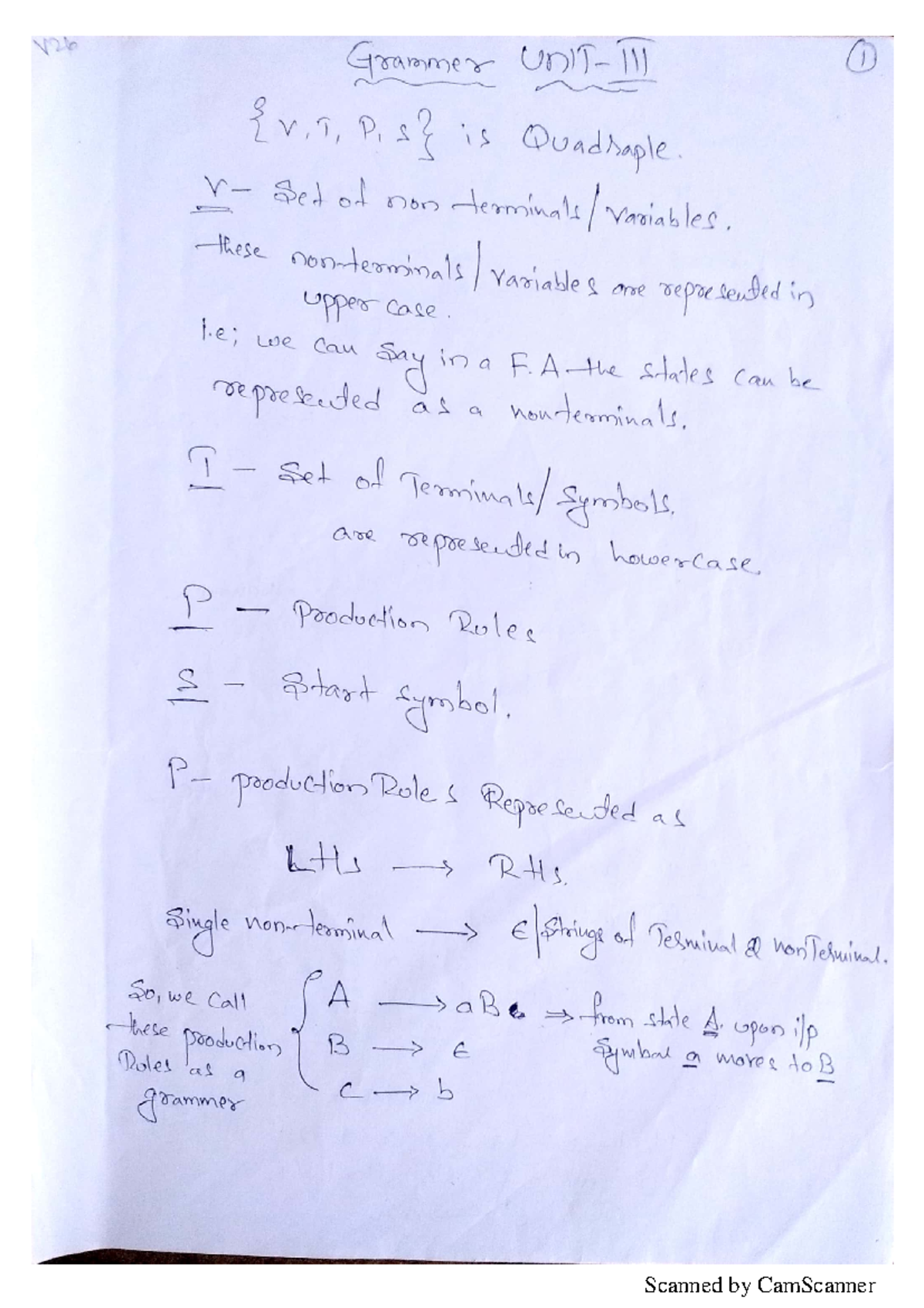 FLAT 3rd UNIT - useful - Computer Science and Engineering - Studocu