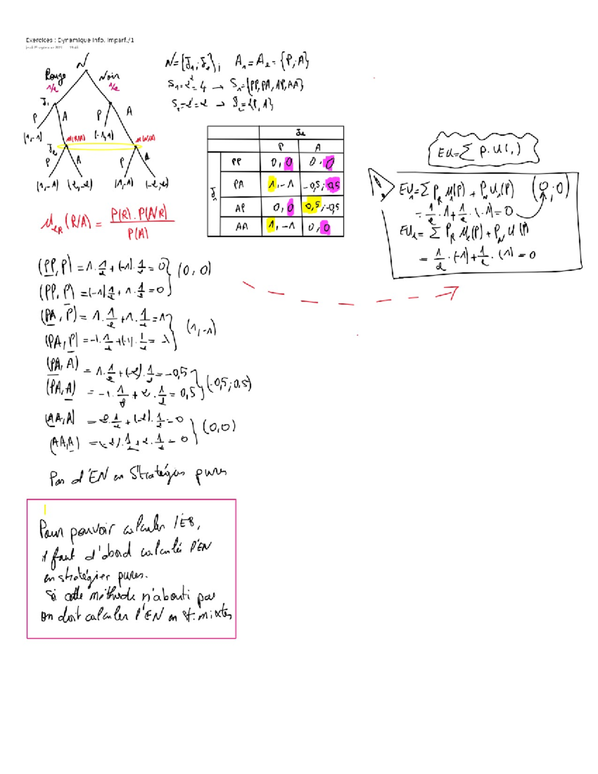 Exercice Dynamique info. imparf. 1 - Exercices : Dynamique info. jeudi ...