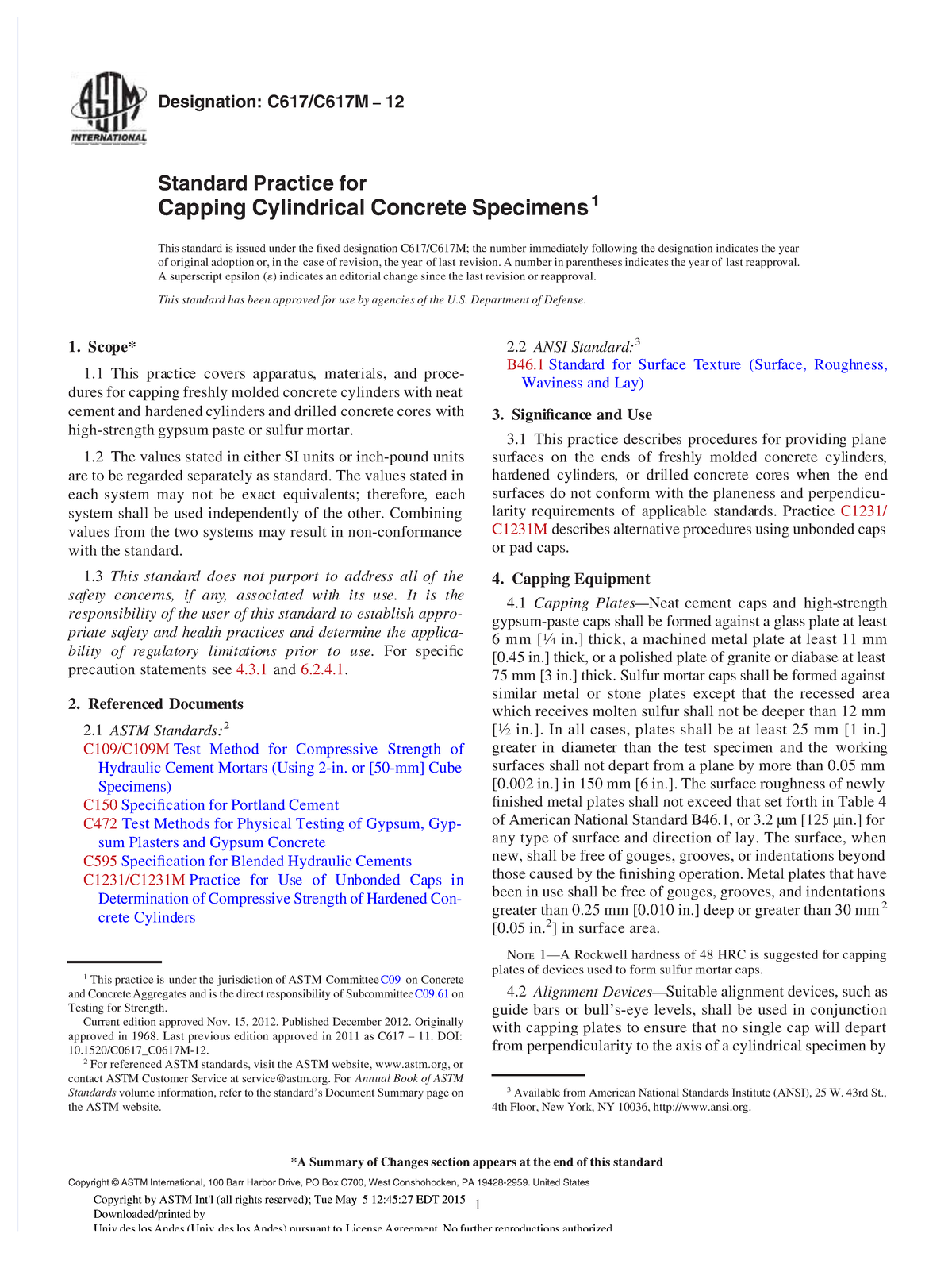 Astm-c-617 - Material test methods - Designation: C617/C617MDesignation ...