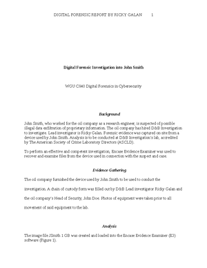 Digital Forensics in Cybersecurity – Task 1 - Digital Forensic ...